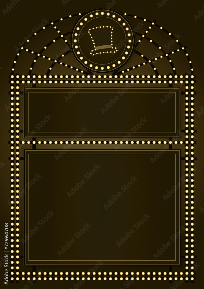 Prohibition Era Background and Frame Design Stock Vector | Adobe Stock