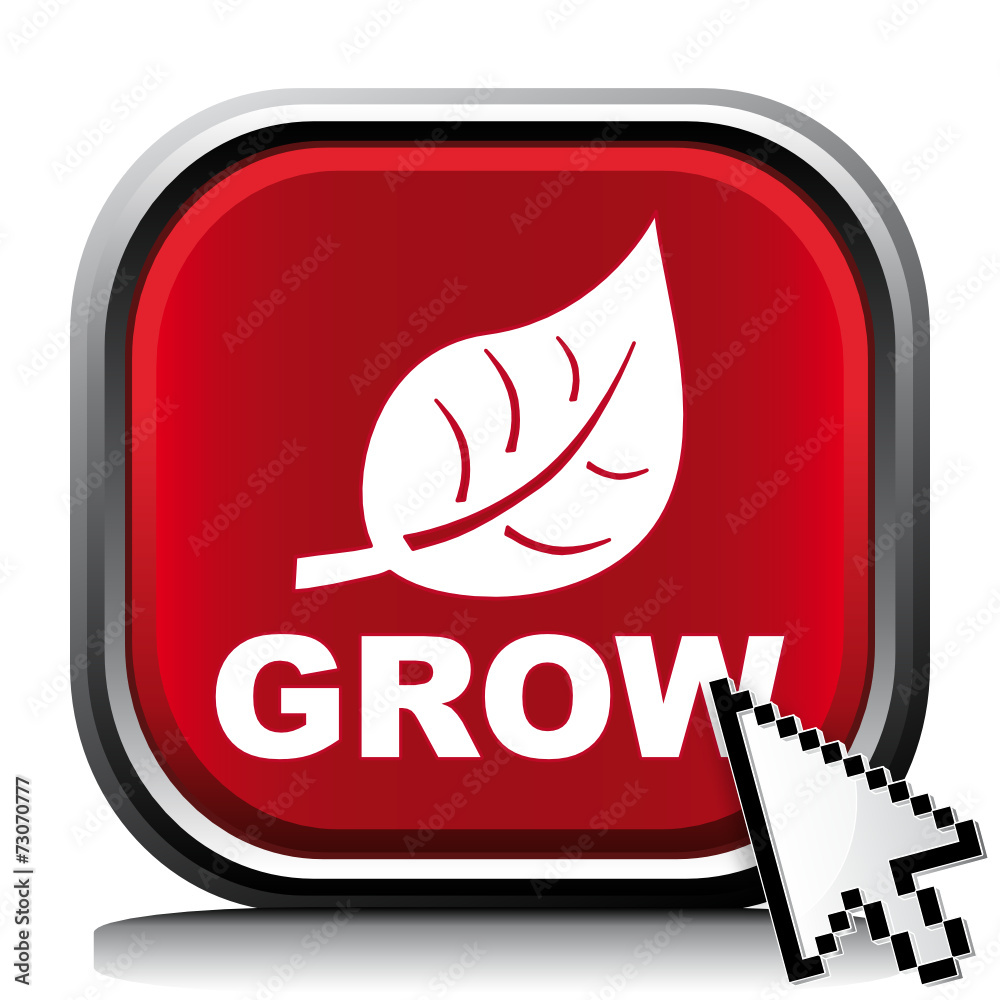 GROW ICON Stock Vector | Adobe Stock