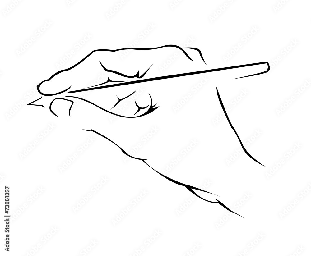 Writing Hand Symbol
