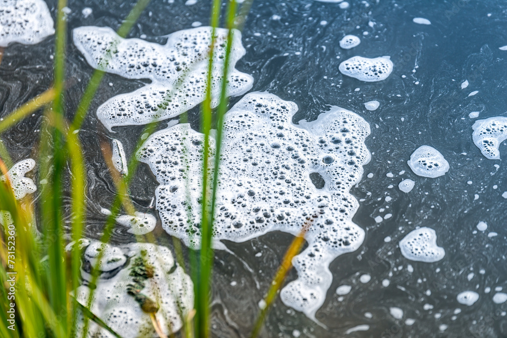 Water pollution in river - Global warming Stock Photo | Adobe Stock