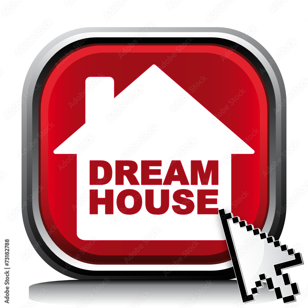 DREAM HOUSE ICON Stock Vector | Adobe Stock