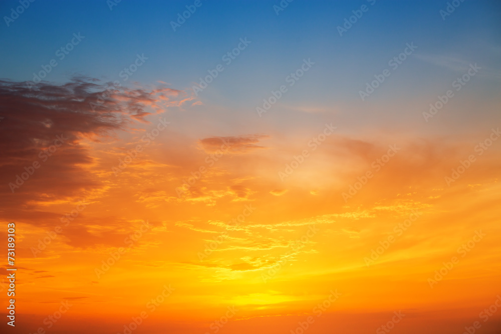 Sky background on sunset Stock Photo | Adobe Stock