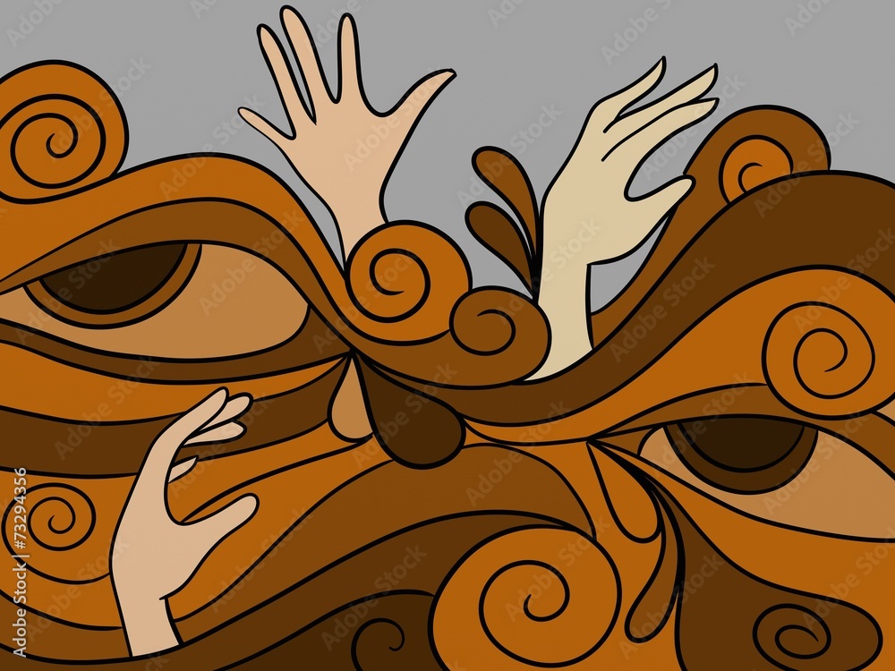 mud and water Stock Illustration | Adobe Stock