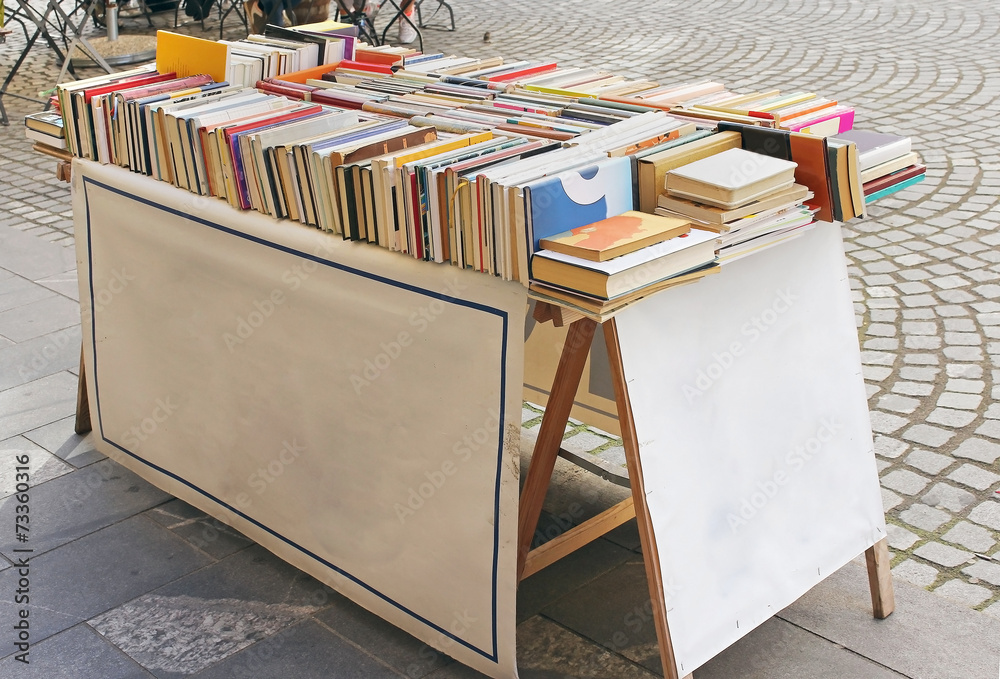 Books stall Stock Photo | Adobe Stock