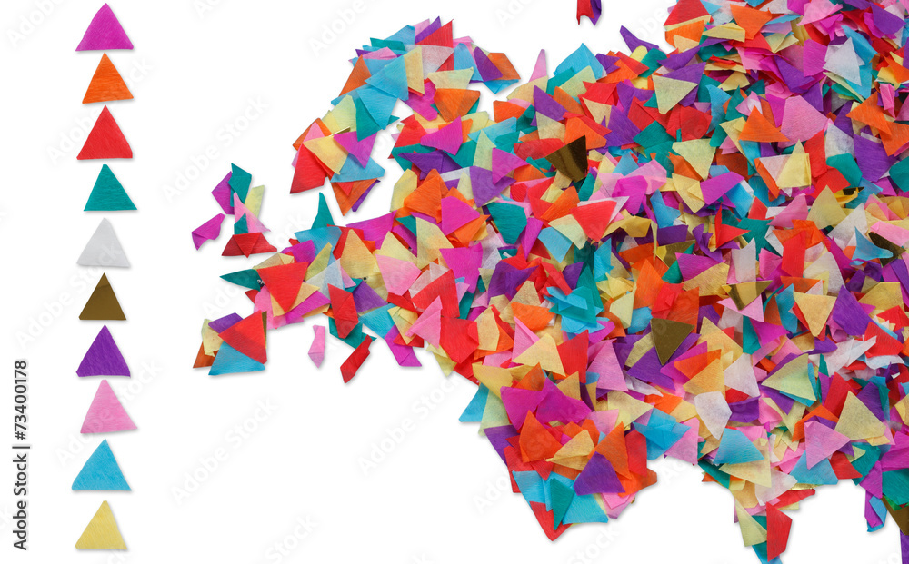 Map of Europe made of confetti / with clipping path Stock Photo | Adobe ...