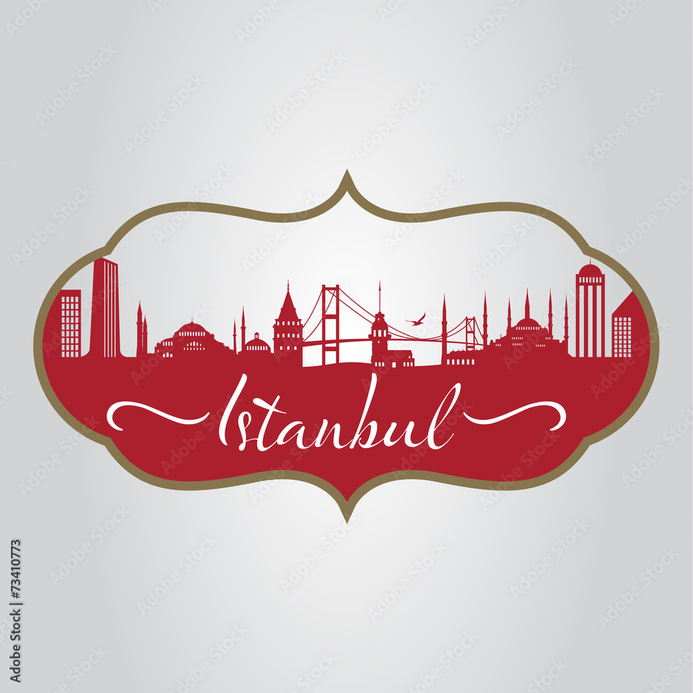istanbul logo, icon and symbol vector illustration Stock Vector | Adobe ...