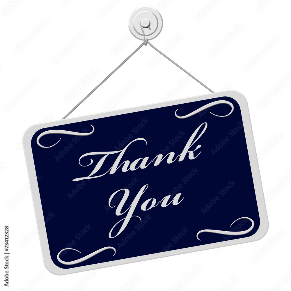 Thank You Sign Stock Illustration | Adobe Stock