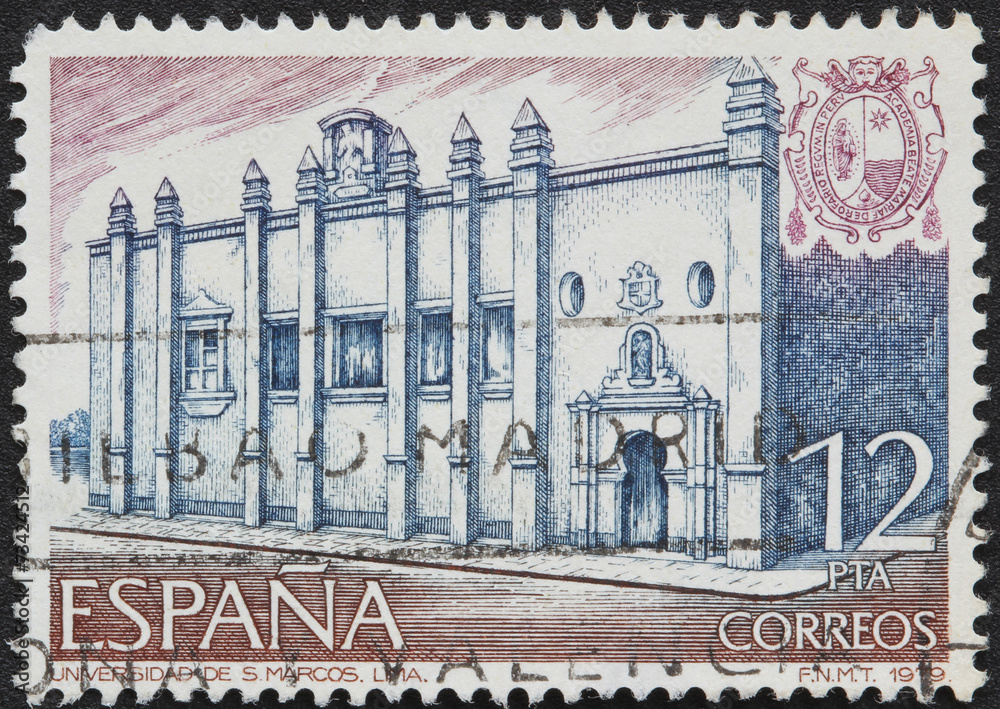 Timbre Espagne Stock Photo | Adobe Stock