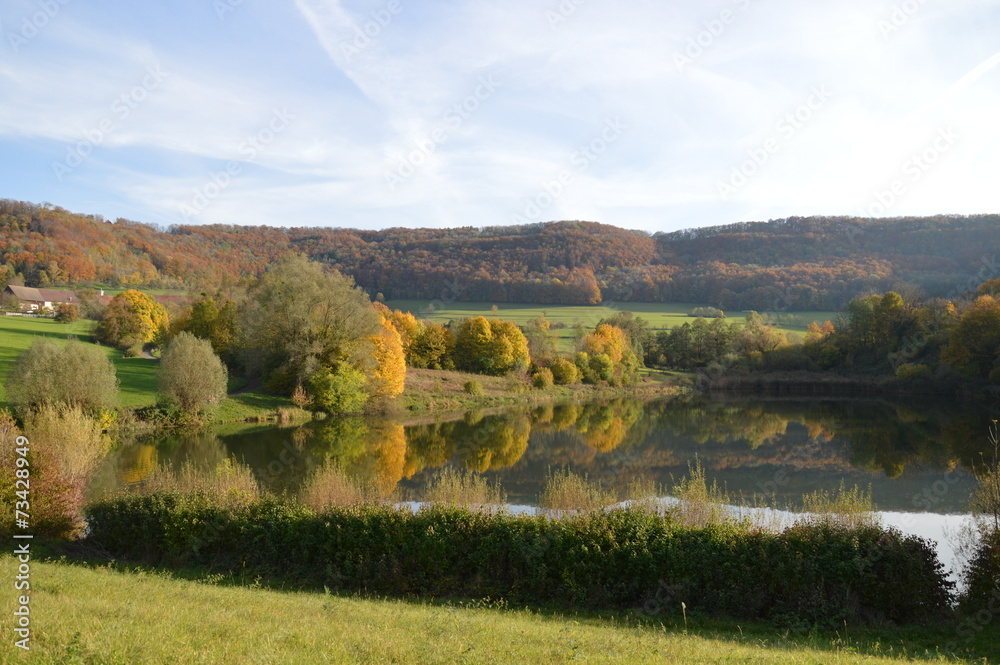Am Stausee, Donzdorf Stock Photo | Adobe Stock