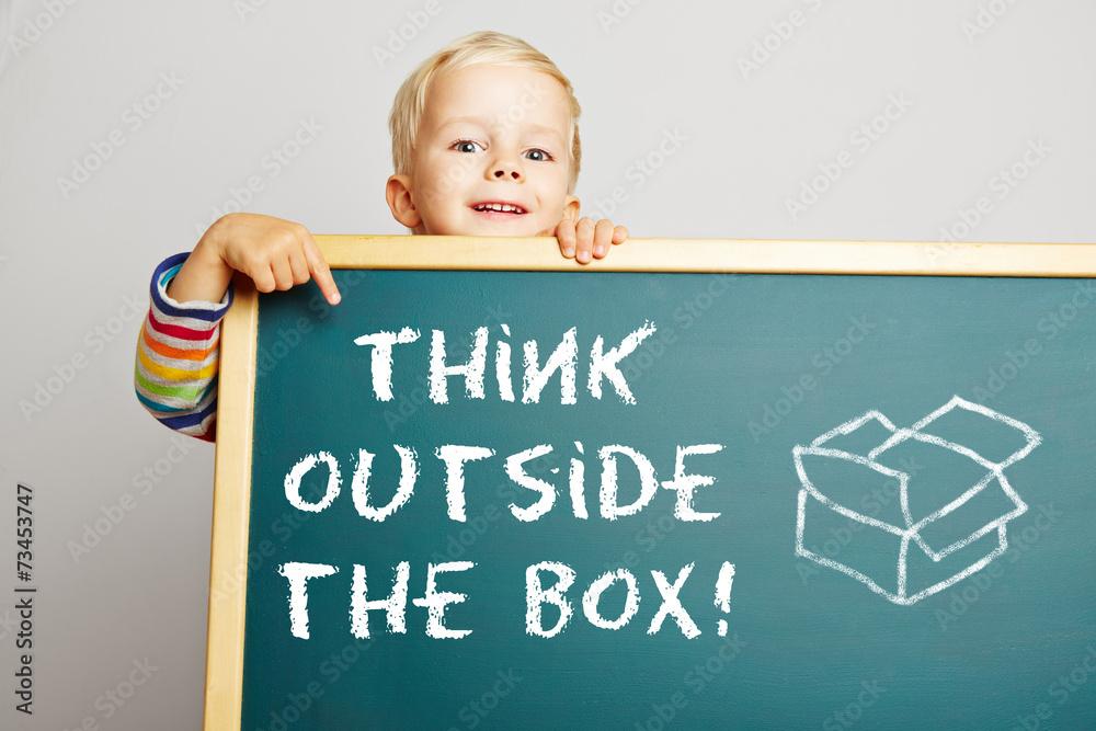 Think outside the box! Stock Photo | Adobe Stock