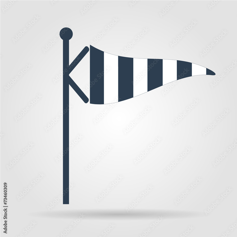 Wind Speed Flag. Stock Vector | Adobe Stock