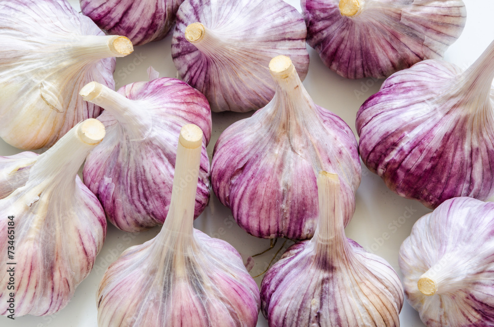 Garlic Background Stock Photo | Adobe Stock