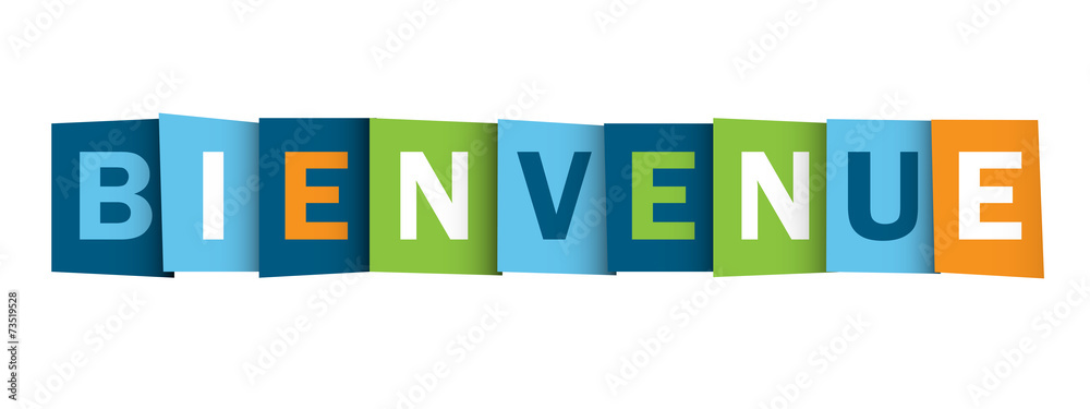 "BIENVENUE" (lettres accueil service clients satisfaction) Stock Vector ...