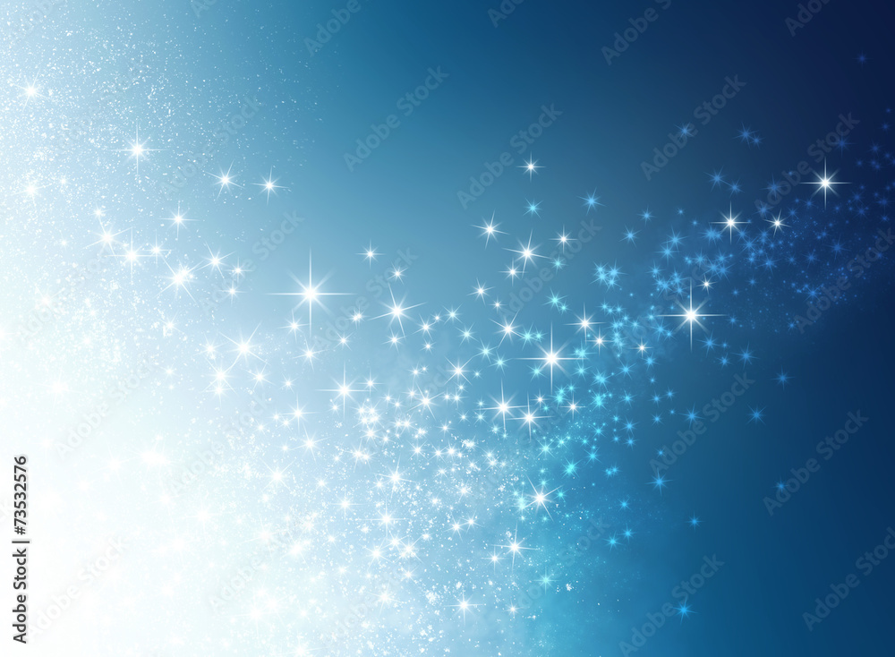 starlight blue background Stock Photo | Adobe Stock