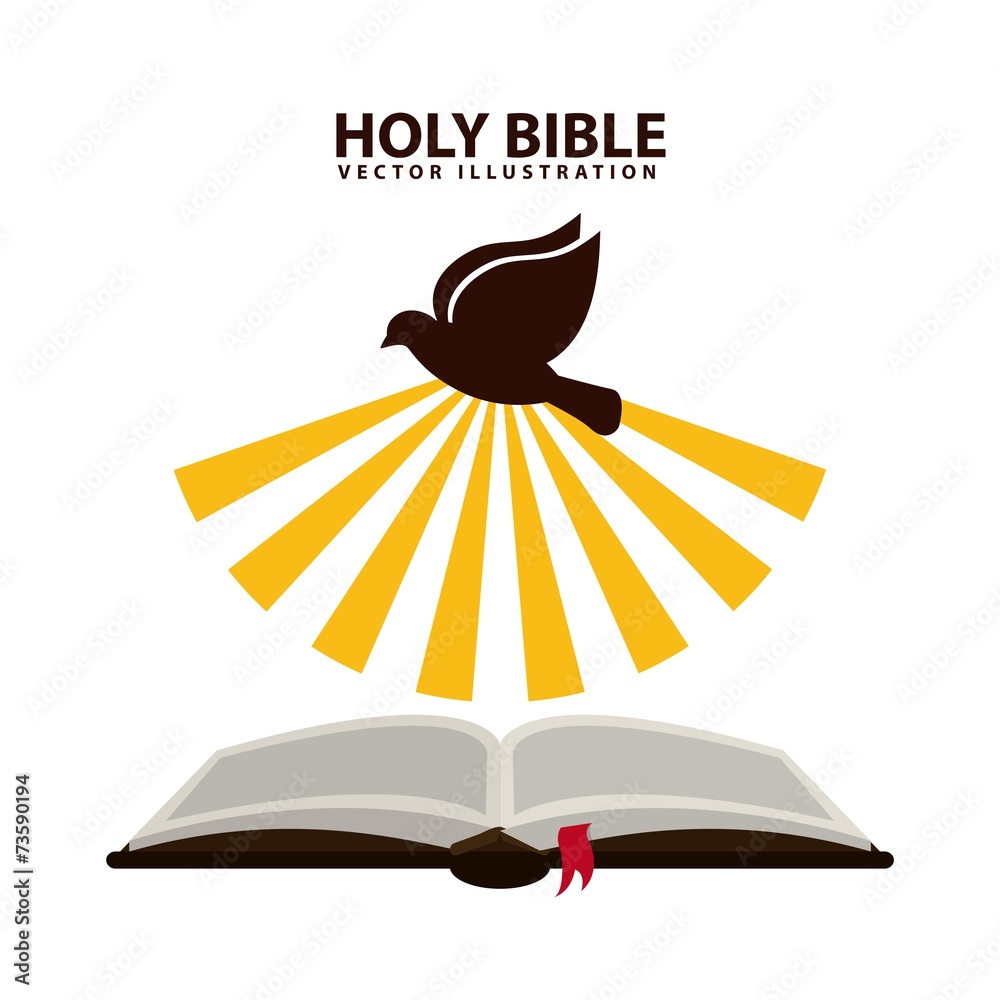 Vecteur Stock holy bible design | Adobe Stock