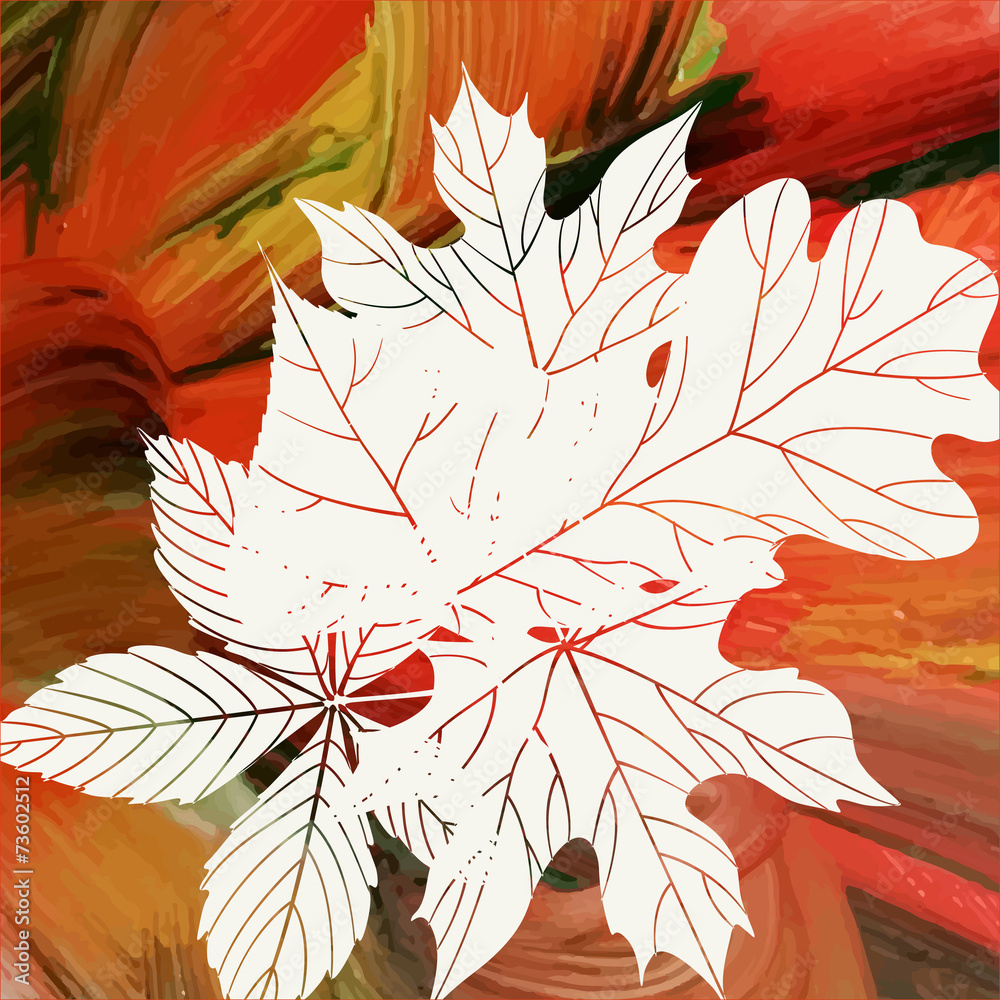 Magic Autumn Background Stock Vector | Adobe Stock