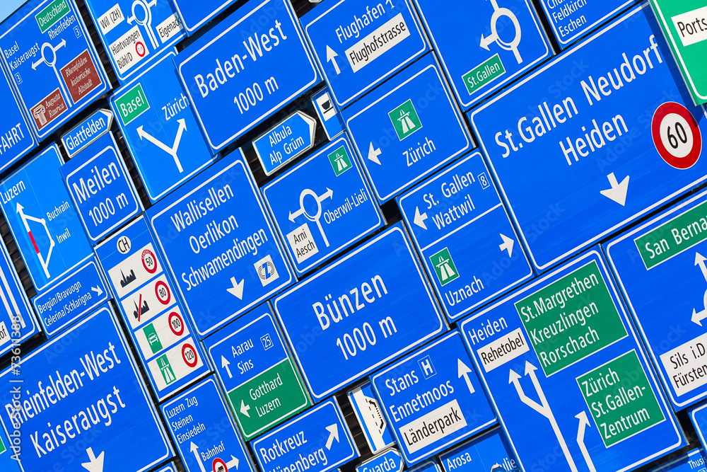 Road signs Stock Photo | Adobe Stock