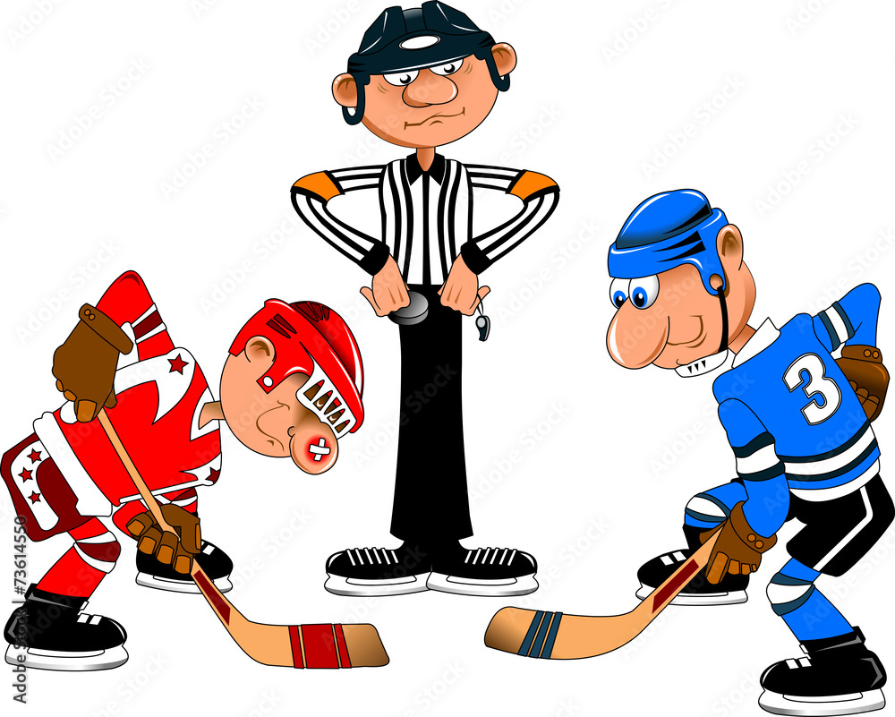 hockey rivals Stock Vector | Adobe Stock