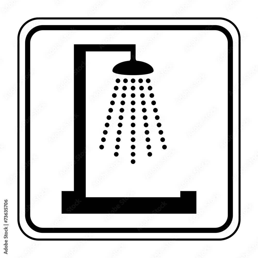 Logo douche. Stock Vector | Adobe Stock