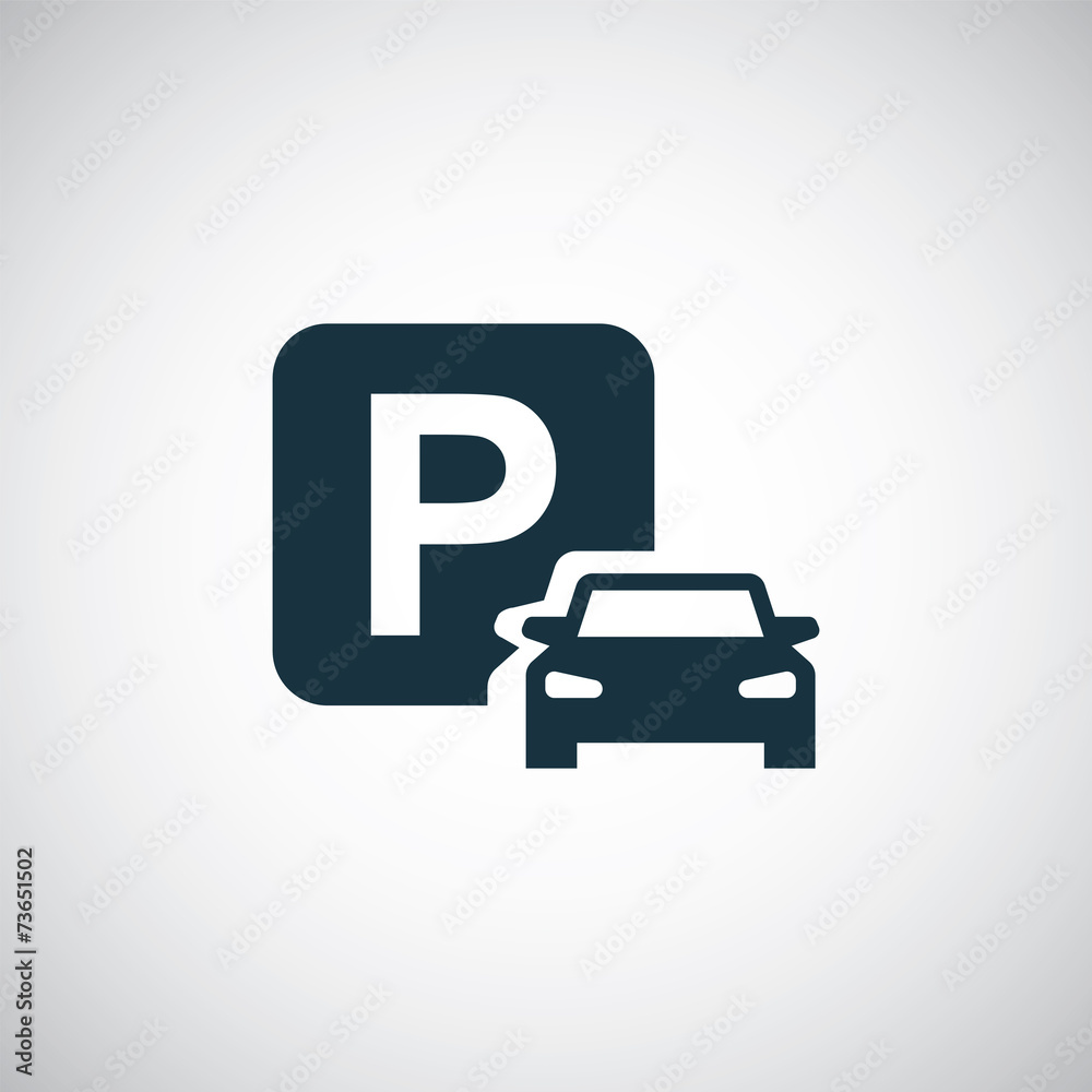 parking icon Stock Vector | Adobe Stock