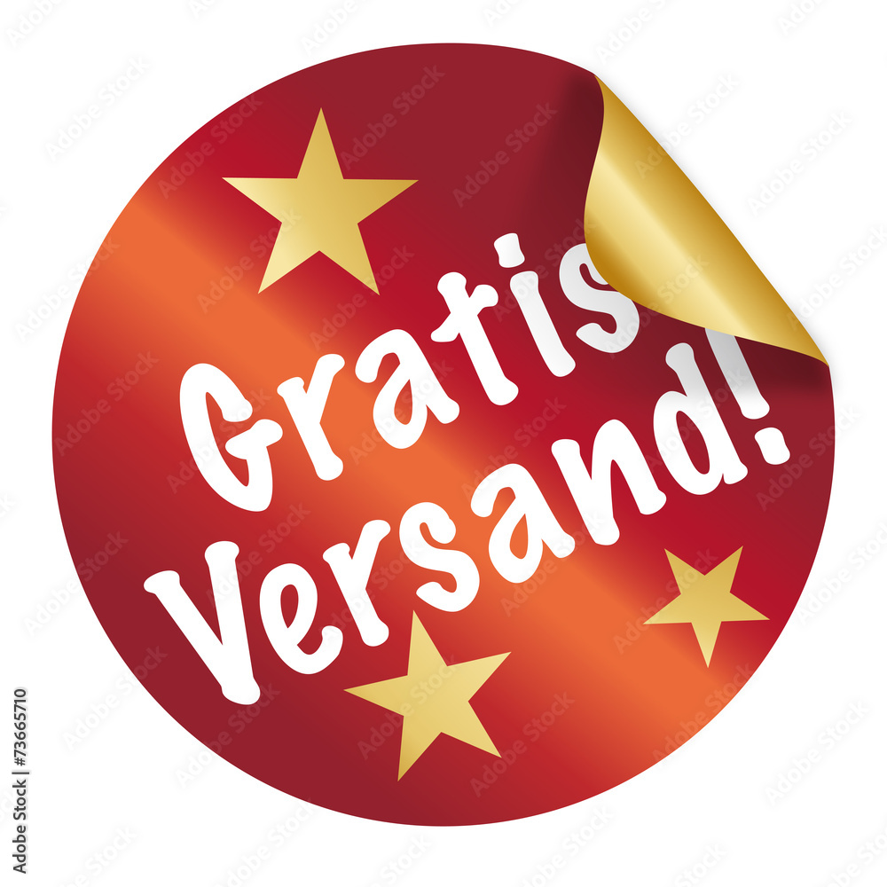 Gratis Versand! Stock Vector | Adobe Stock