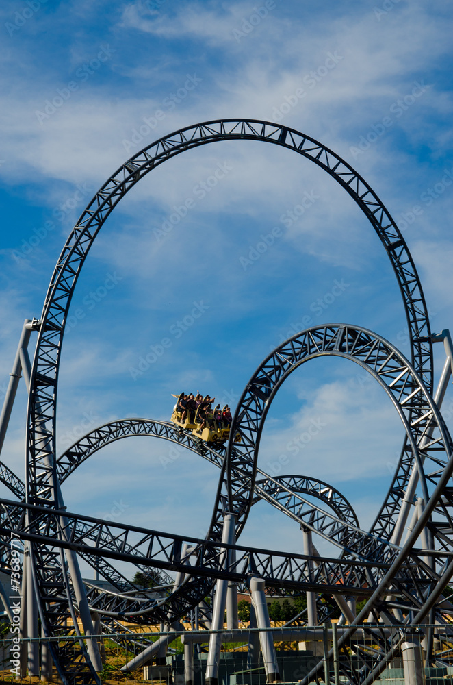 Achterbahn Stock Photo | Adobe Stock