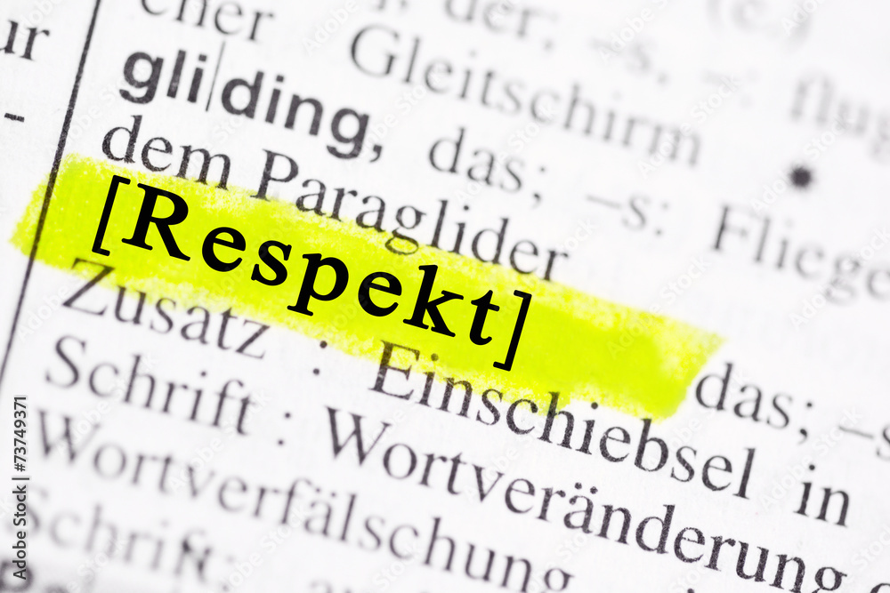 Respekt Stock-Foto | Adobe Stock