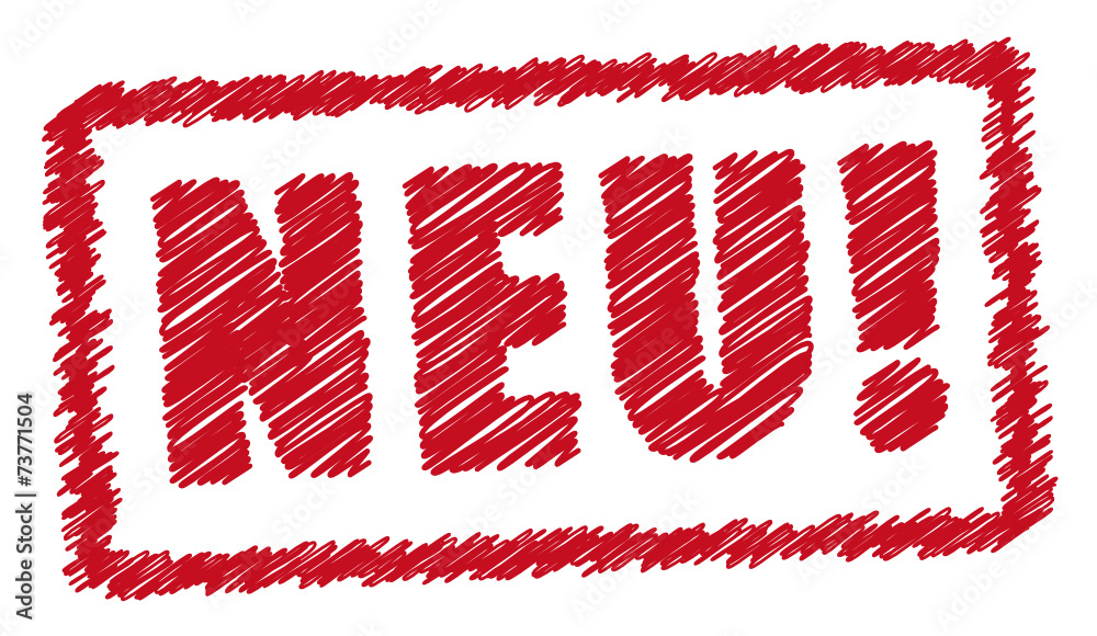 Neu! Stock-Vektorgrafik | Adobe Stock