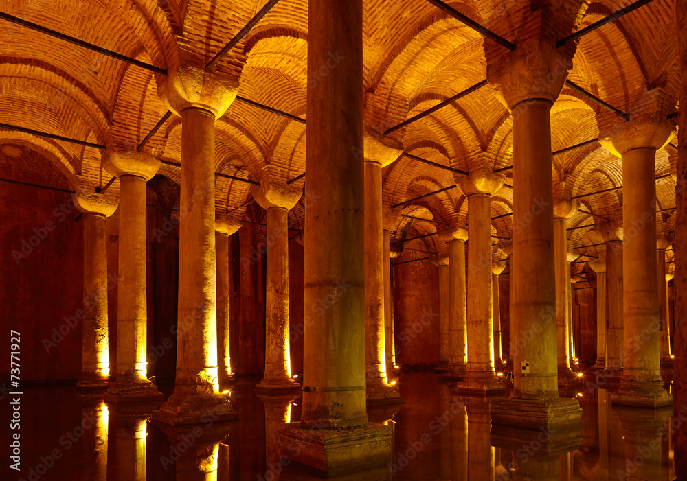 Basilica Cistern Stock Photo | Adobe Stock