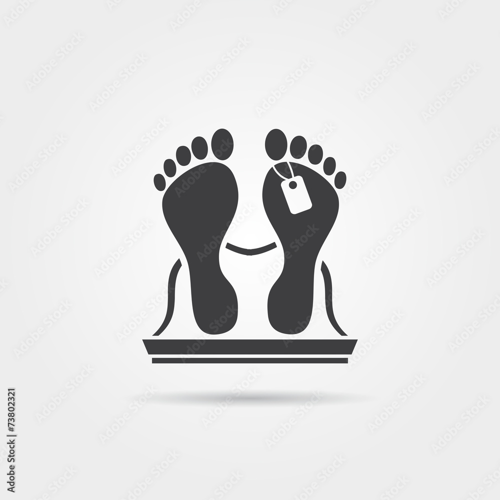 Dead body icon Stock Vector | Adobe Stock
