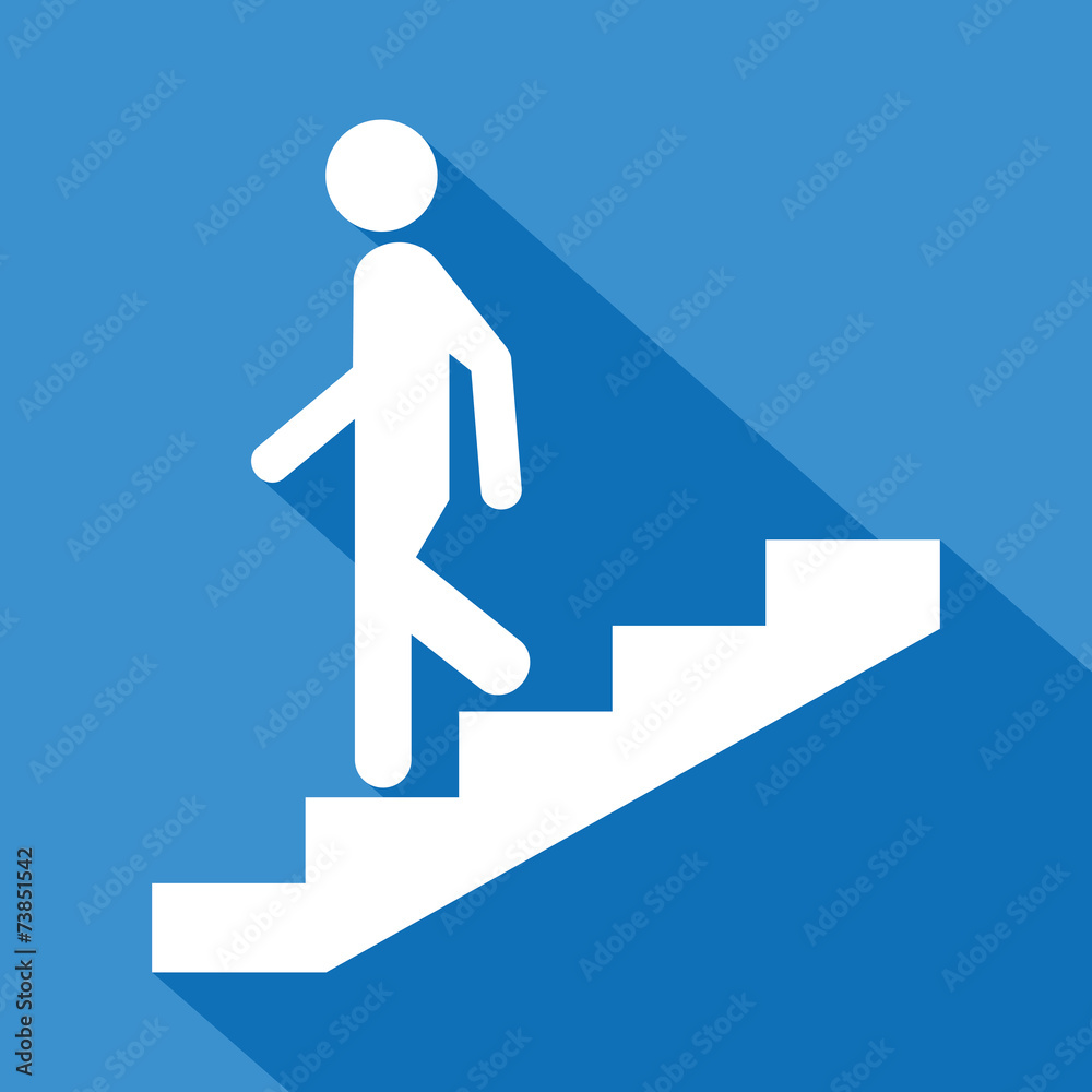 Logo escalier. Stock Vector | Adobe Stock