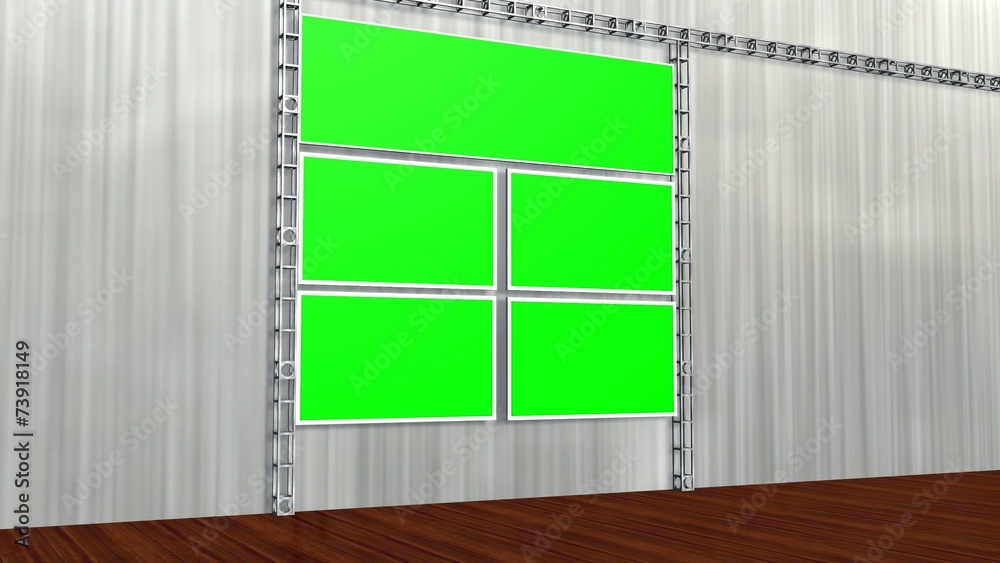 Virtual Studio Green Screen Video Wall Background Animation Stock 비디오 ...