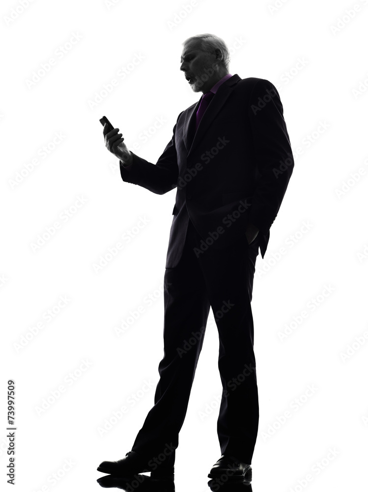 Angry Man Silhouette