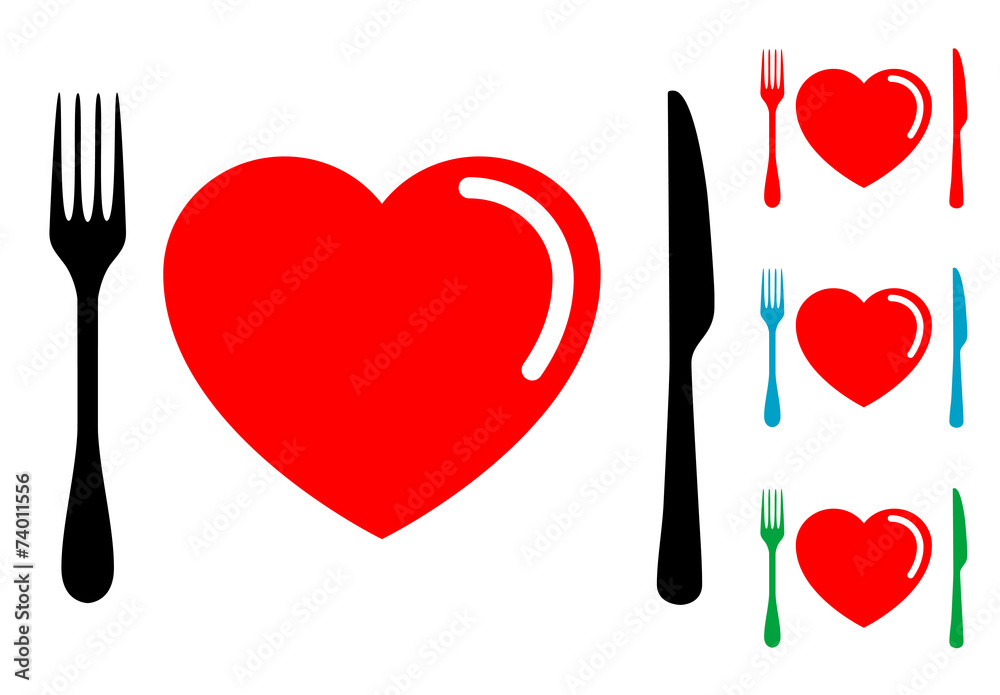 Pictograma comida sana con varios colores Stock Vector | Adobe Stock