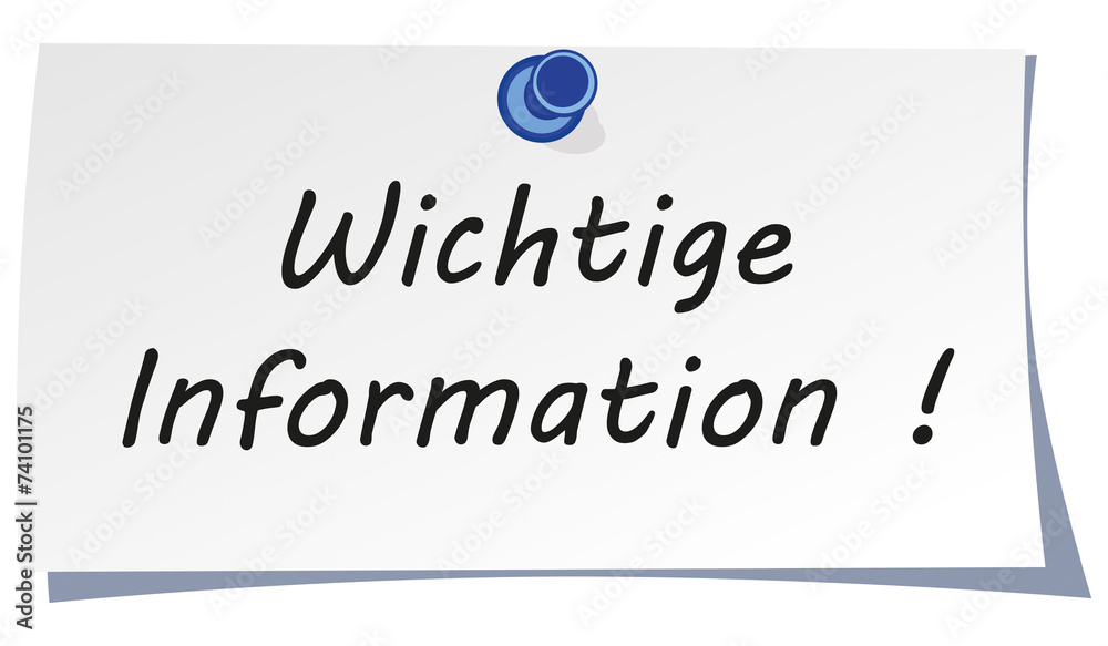 Wichtige Information 0212 Stock-Vektorgrafik | Adobe Stock