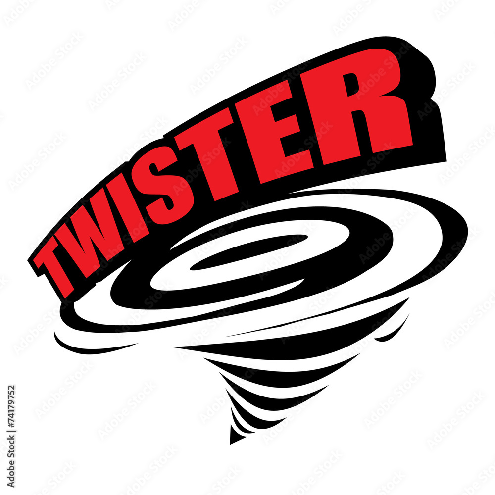 Twister icon vector Stock Vector | Adobe Stock