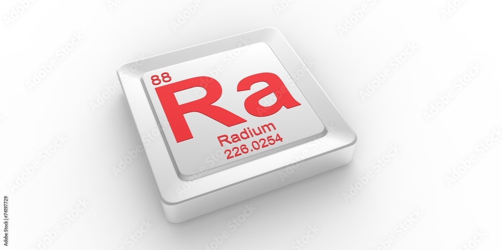 Ra symbol 88 for Radium chemical element of the periodic table Stock ...