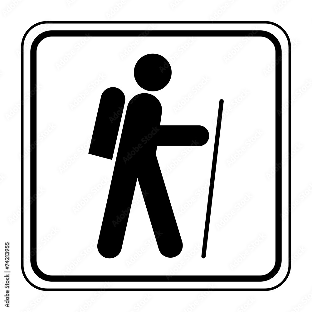 Logo randonnée. Stock Vector | Adobe Stock