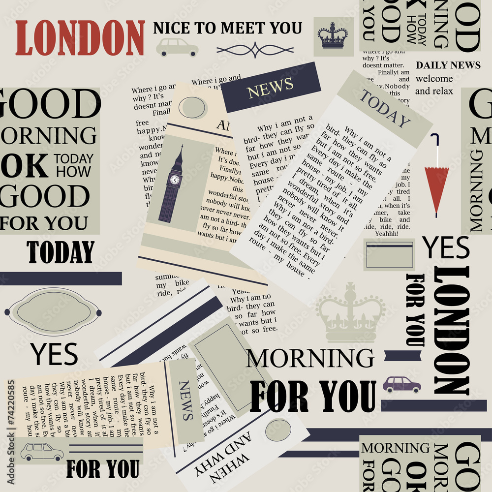 color newspaper background Stock Vector | Adobe Stock