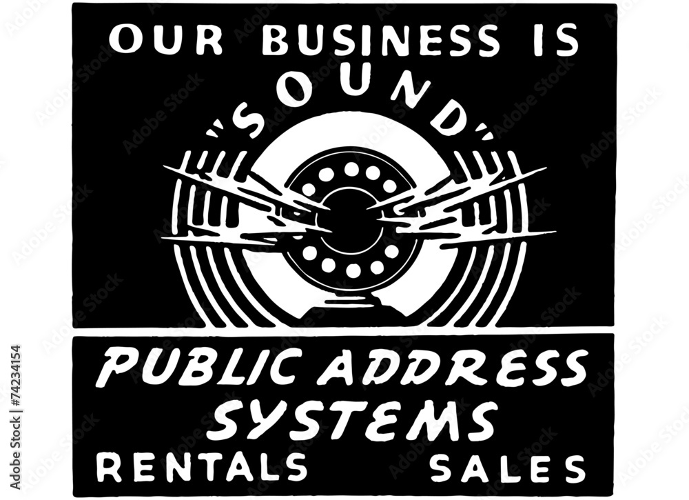 Public Address System Stock Vector | Adobe Stock