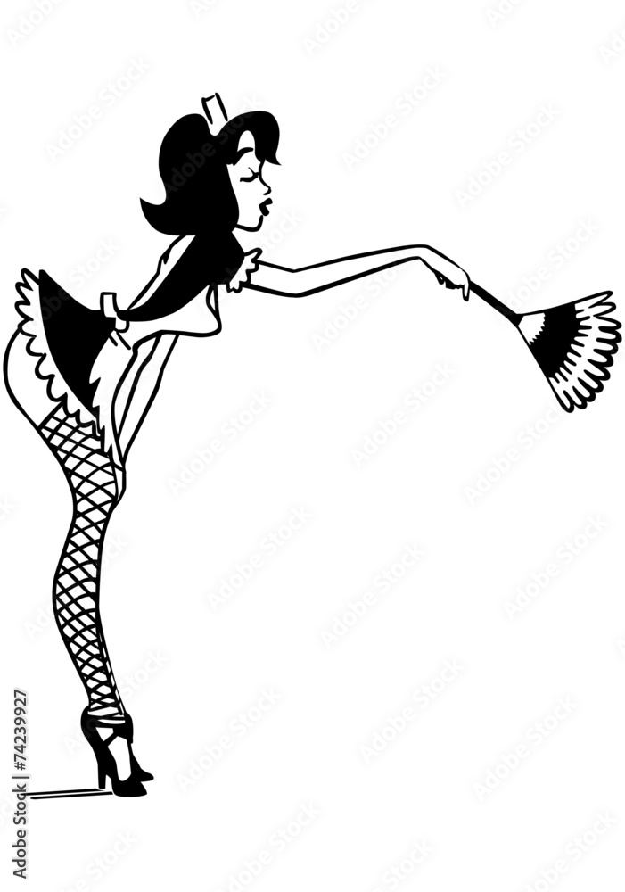 French Maid Stock Vector | Adobe Stock