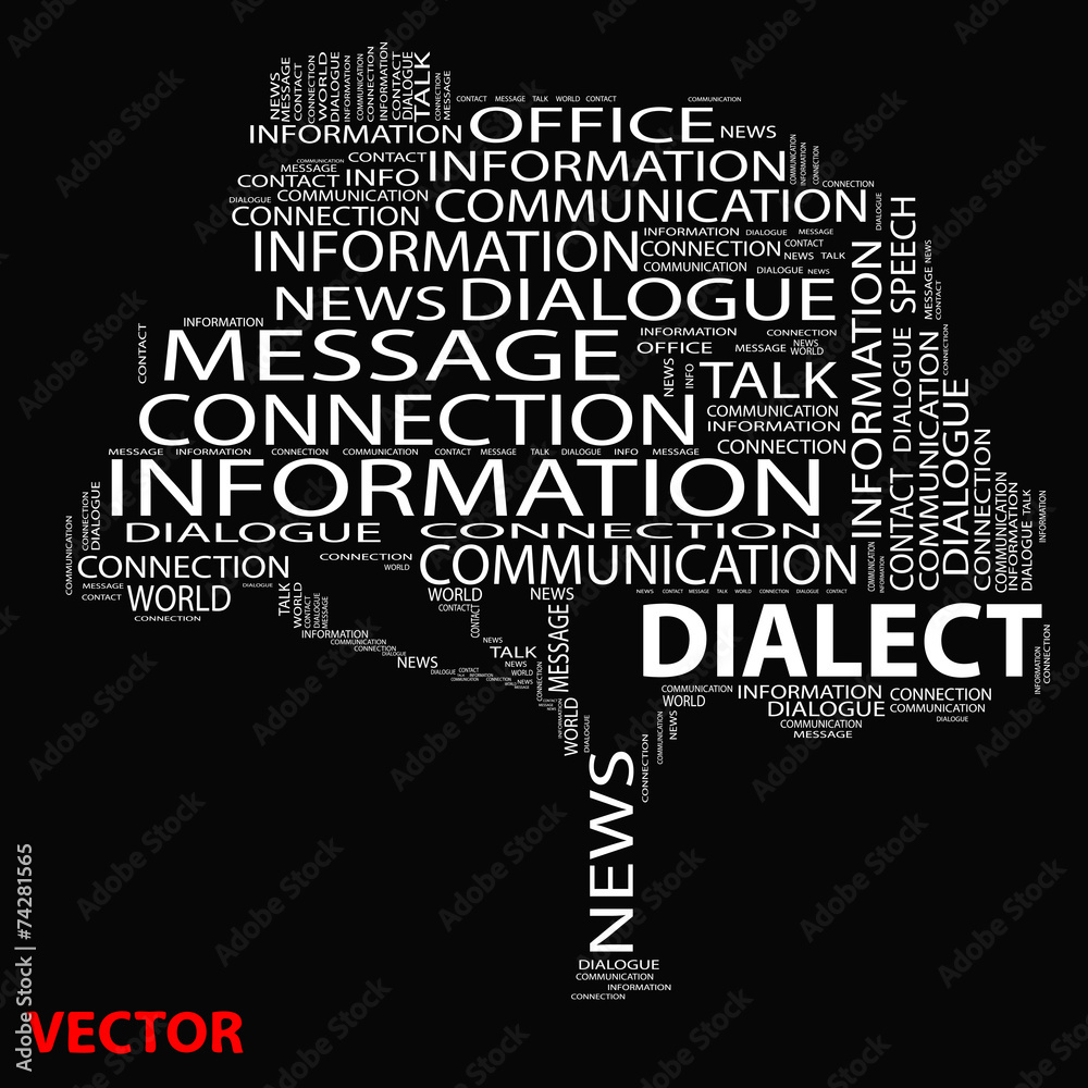 Vector conceptual tree word cloud Stock Vector | Adobe Stock