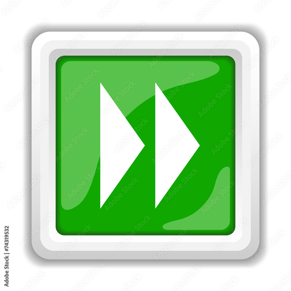 Fast forward sign icon Stock Illustration | Adobe Stock