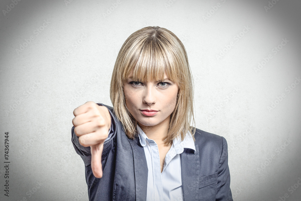 Daumen runter Stock Photo | Adobe Stock