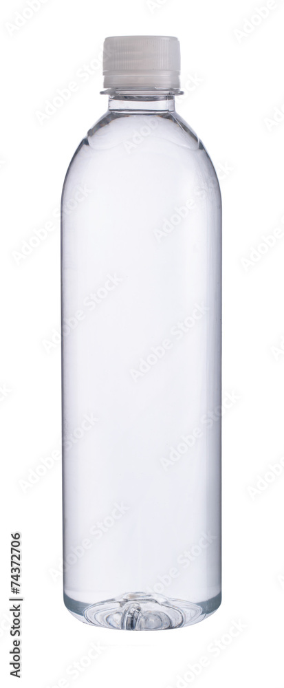 Small plastic water bottle Stock Photo | Adobe Stock