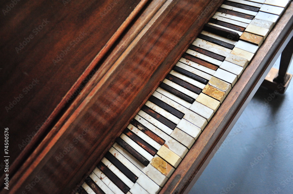 Forgotten Piano Stock Photo | Adobe Stock