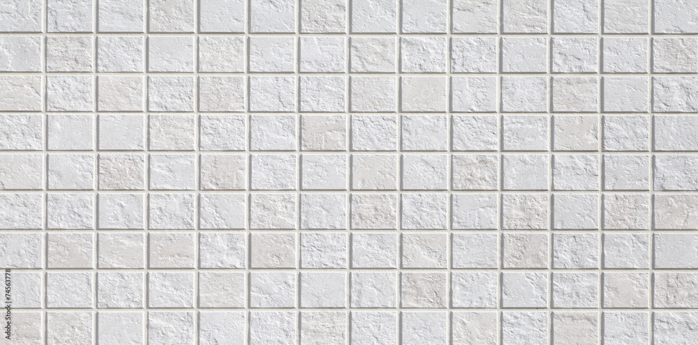 white mosaic wall tile texture and background Stock Photo | Adobe Stock