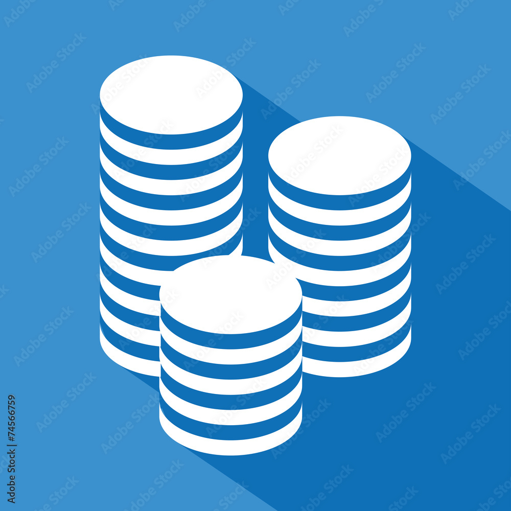 Logo pièces. Monnaie. Stock-Vektorgrafik | Adobe Stock