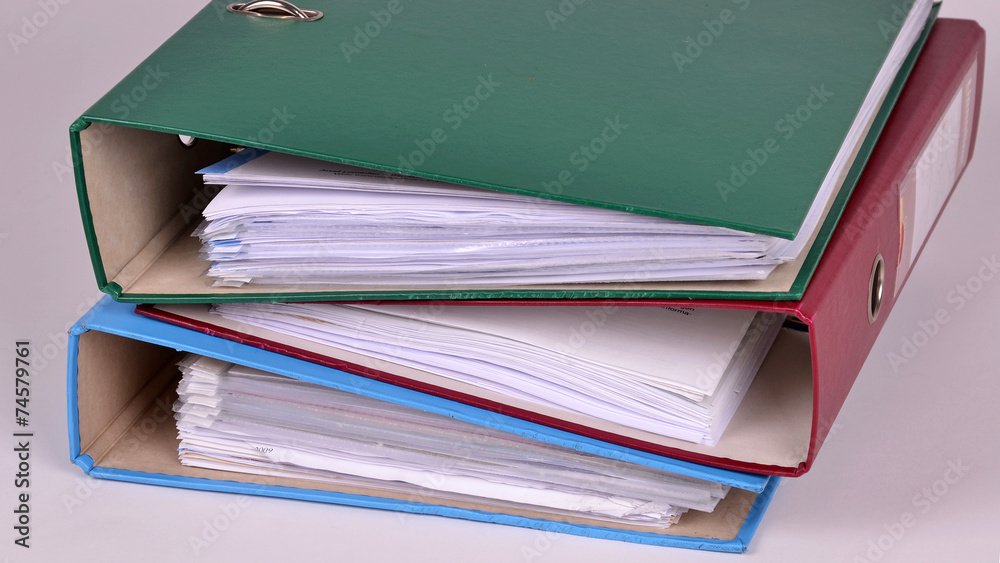 ordner Stock-Foto | Adobe Stock