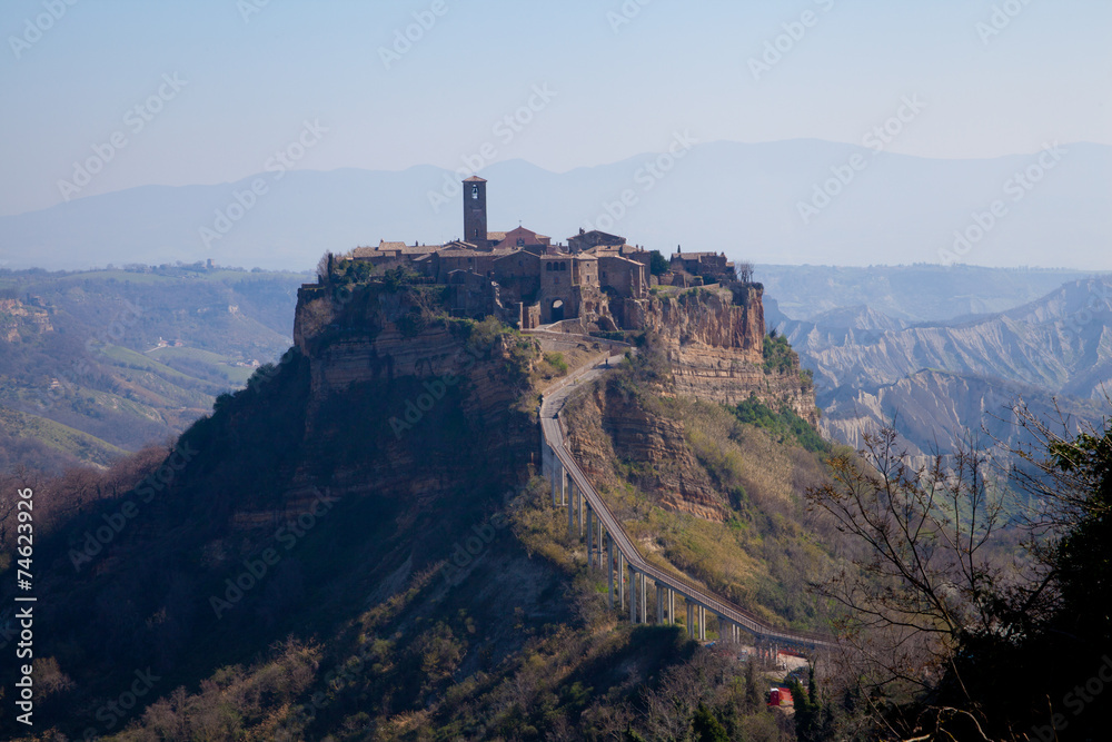 Civita di Bagnoregio (Italia) Stock Photo | Adobe Stock